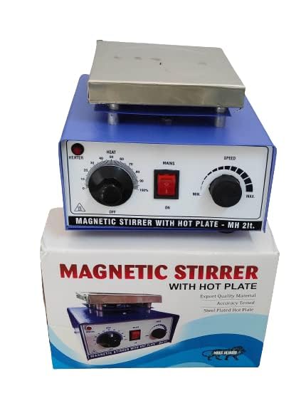 Magnetic Stirrer With Hot Plate and rotor Spin bar 1.25 inch Teflon ...