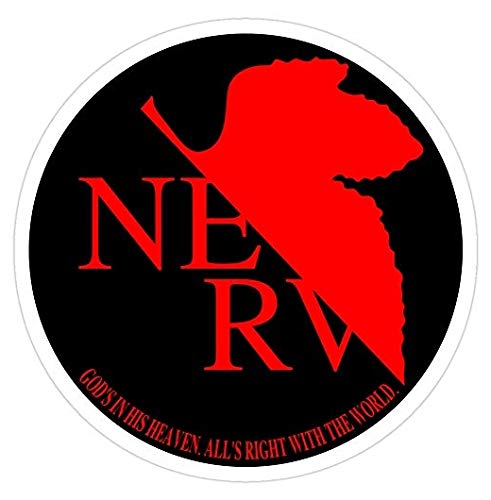 Amazon.com: NERV ver.Black, nerv Decal Sticker - Sticker Graphic - Auto ...