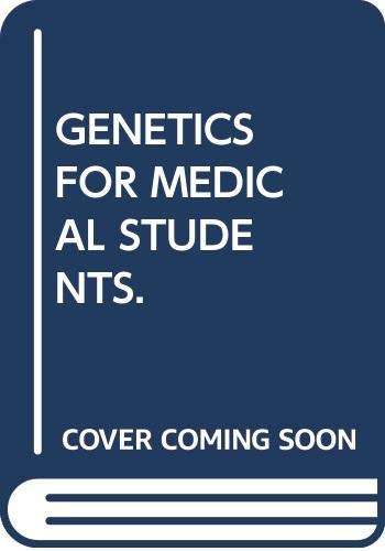 Genetics for Medical Students: Ford, E. B.: Amazon.com: Books