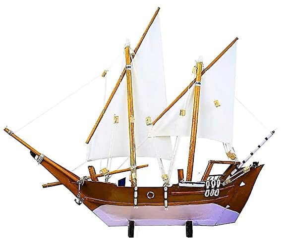 GSVM 1:42 Uru Kerala Wooden Boat Miniature Handicraft Handmade ...