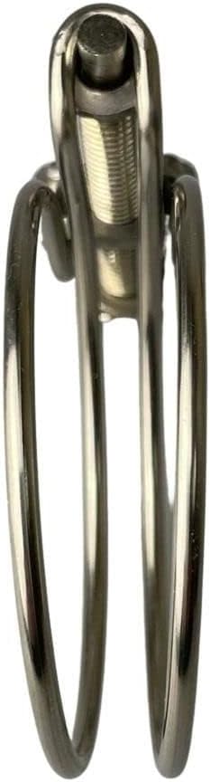 Stainless Steel Double Wire Hose Clips 57-64mm Pond Pipe Screw Tight ...