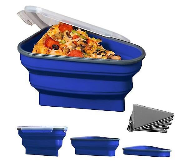 Buy GLIVE (LABEL) Pizza Slice Container Reusable Pizza Slicone ...