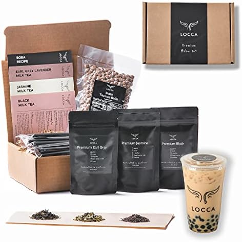 Amazon.com: Premium Boba Tea Kit | Locca Boba Party Kit | Bubble Tea ...