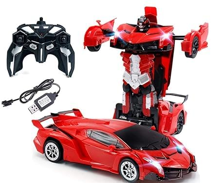 MD Traders 2in1 Convertible RC Robot Car Deformation Toy for Kids ...