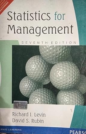 Buy Statistics For Management By Richard I Levin (Second Hand & Used ...