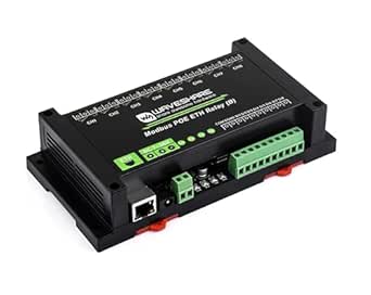 Amazon.com: 8-CH Relay Module via Ethernet with Digital Input, Adopt Modbus RTU/Modbus TCP ...