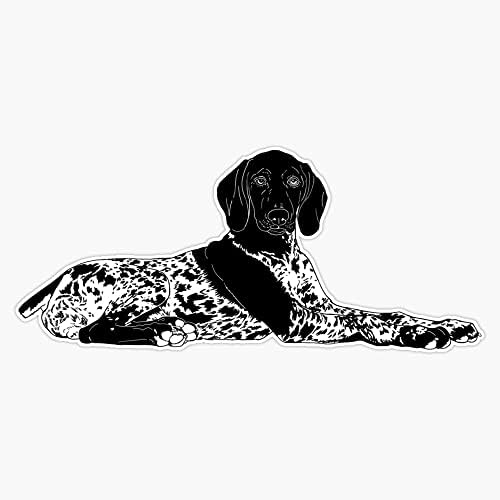 Amazon.com: German Shorthaired Pointer Vinyl Sticker Laptop Decal ...