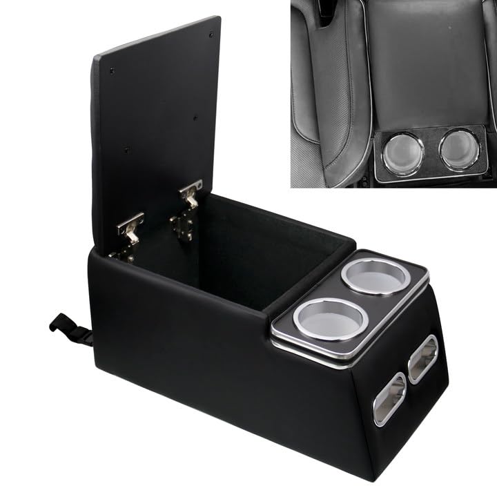 Amazon.com: Frtcaty Center Console Organizer with Cup Holder & Padded ...