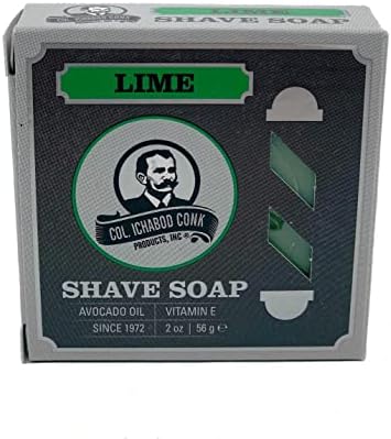 Amazon.com: Col. Conk Lime Glycerine Shave Soap 2.25 oz. : Beauty ...