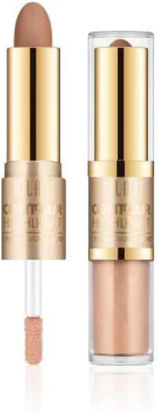 Amazon.com: Milani Contour & Highlight Cream & Liquid Duo ~ Natural ...