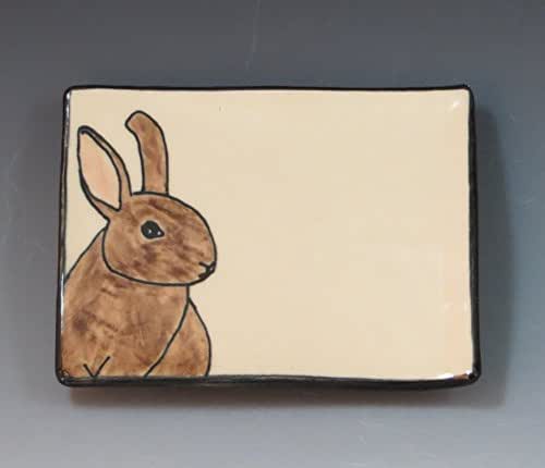 Amazon.com: Handmade Ceramic Soap Dish with Rabbit : Home & Kitchen