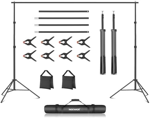 Amazon.com : NEEWER Backdrop Stand Heavy Duty with Widened Bases ...