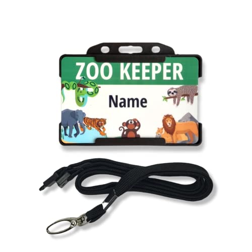 Zoo Keeper Novelty ID Card & Lanyard - Role play - Pretend Play ...