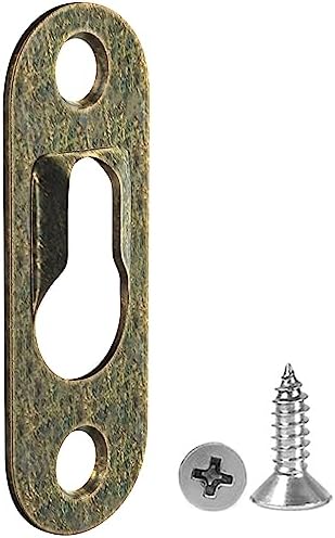 30 PCS Picture Keyhole Hanging Plate,Picture Frame Hanging Brackets ...