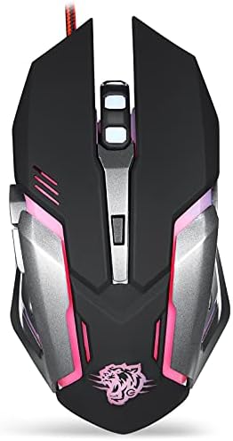 amazon basics Optical USB Gaming Mouse with LED Effect | Up to 3200 DPI ...