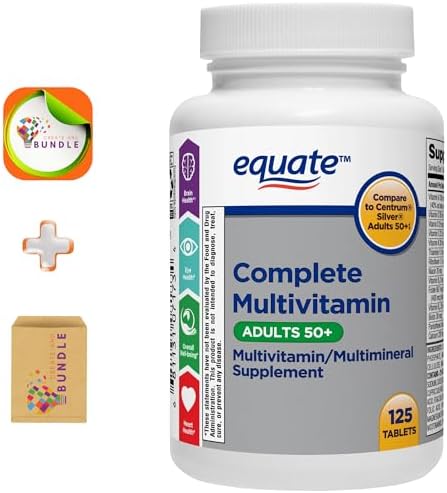 Amazon.com: Equate Adult 50+ One Daily Complete Multivitamin ...