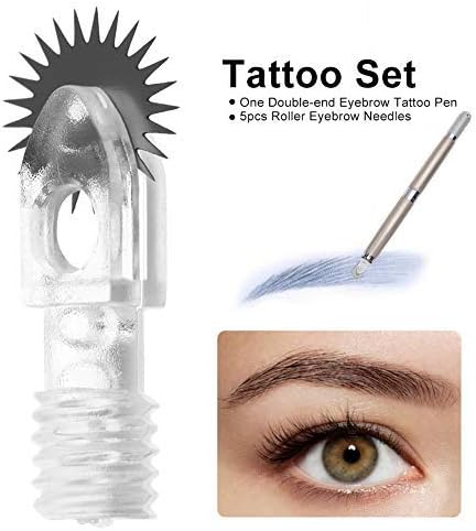 ANGGREK Microblading Pen Double-end Eyebrow Tattoo Pen Microblading Pen ...