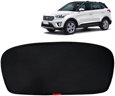 Kingsway® Cotton Mesh Creta Car Sun Shade Rear Windshield Non Magnetic ...