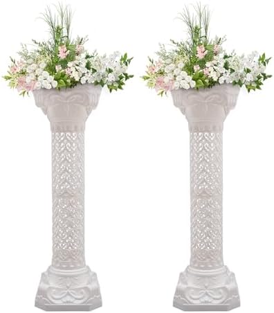 Amazon.com: SAOCFJO Roman Columns Wedding Roman Column Pillars Plastic ...