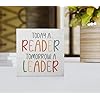 Amazon.com: Nursery Today a Reader Tomorrow a Leader Wood Box Sign Desk ...