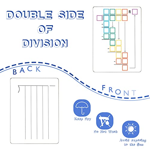 Snapklik.com : Dry Erase Division & Multiplication Chart White Board