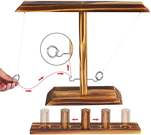 Ring Toss Games for Adults, Fast-Paced Interactive Toss Games with Shot ...