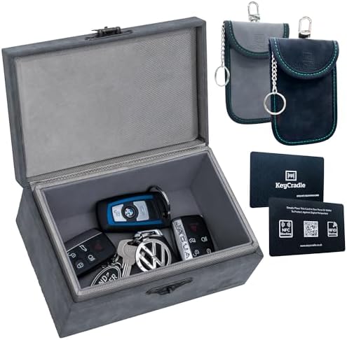 KeyCradle Faraday Box For Car Keys | Faraday Pouch For Car Keys 2 Pack ...