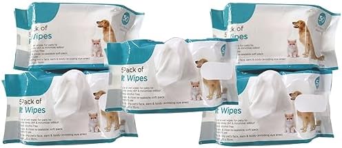 Petkin Petwipes, 100 Wipes – Big 'n Thick Extra Large Pet Wipes for ...