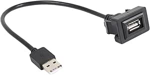 Amazon.co.jp: Car Dashboard Flush Mount Current Outlet USB Dashboard ...