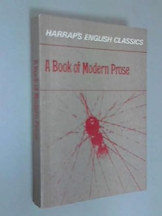 Book of Modern Prose (English Classics): Douglas Brown: 9780245532153 ...