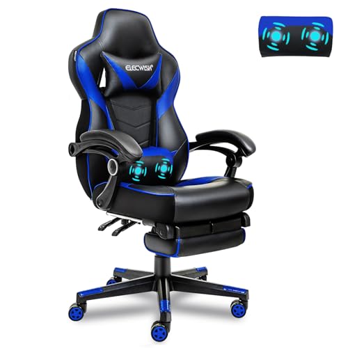 Snapklik.com : ELECWISH Gaming Chair, Reclining Computer Chair