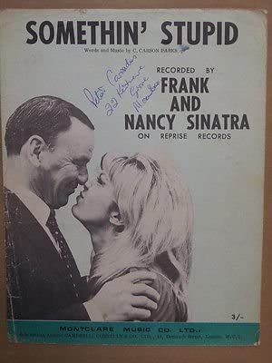 song sheet SOMETHING STUPID Frank and Nancy Sinatra 1966: NN ...