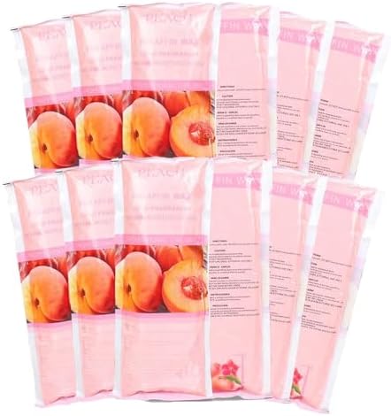 Amazon.com : Toyar Paraffin Wax Refills, 12 Pack Peach Scented Paraffin ...