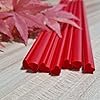 Amazon.com: The best MOON 100pcs Heart Shaped Red Straws Disposable ...