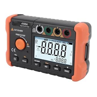 Amazon.co.jp: Ground Resistance Meter High Precision LCD Backlit Ground ...