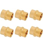 Amazon.com: Brass Pipe Fittings, SUNGATOR 1/2 Inch Male x 1/2 Inch ...