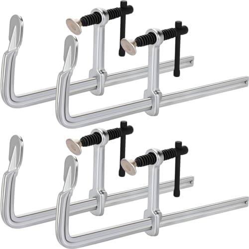 Landhoow 4 Pack Steel Welding Clamps Set 12 Inch Light-duty Drop Forged ...