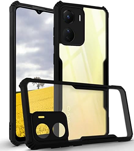 Jkobi Back Cover Case for Vivo Y16 (Crystal Glass Back | Camera ...