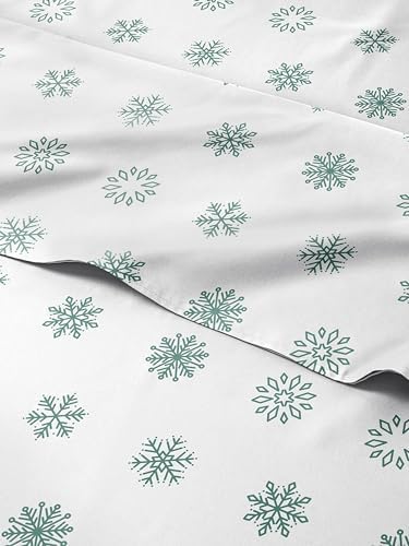 Amazon.com: Split King Christmas Sheets - 5 Piece Deep Pocket Christmas ...
