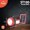 d.light ST100 Rechargeable LED Solar Light with Panel, high Power Solar ...