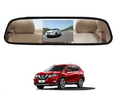 Trigcars X Trail Car 4.3" Digital TFT LCD Screen Rear View Mirror ...