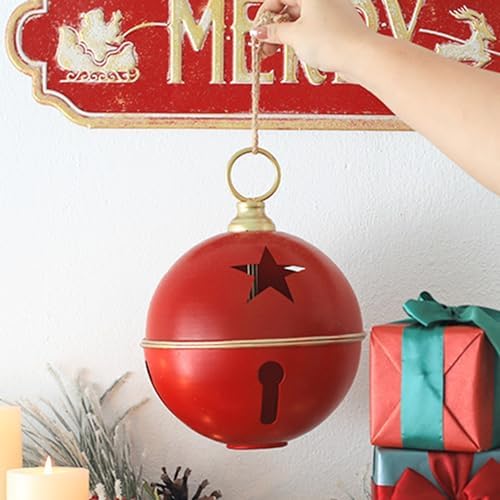 Amazon.com: PikEtu 3 PCS Giant Iron Christmas Ball, 23.62IN Huge Jingle ...
