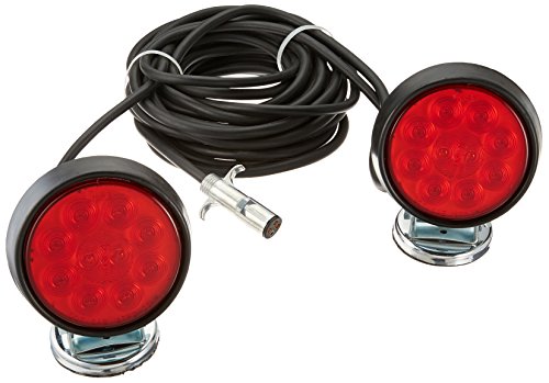 Snapklik.com : 65432-4 Red Heavy Duty SuperNova LED Magnetic Towing Kit
