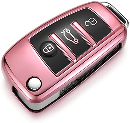 Amazon.com: RoyalFox Genuine Leather 3 buttons Key Fob case Cover For ...