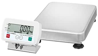 Amazon | A&D 検定付き防塵・防水台はかり/ポール無 SC-150KBM-K ≪ひょう量:150kg 最小表示:0.05kg(使用範囲:1~150kg) 皿寸法:300(W)*380 ...