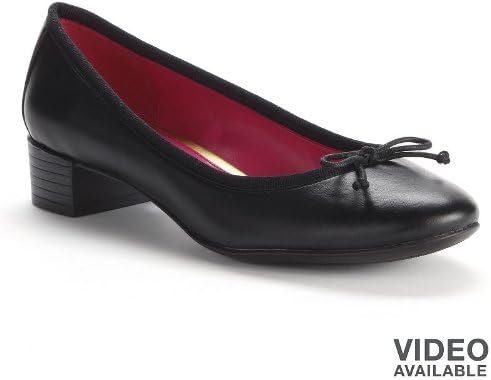 Amazon.com: Chaps Black Alexys Ballerina Shoes - Women : Clothing ...