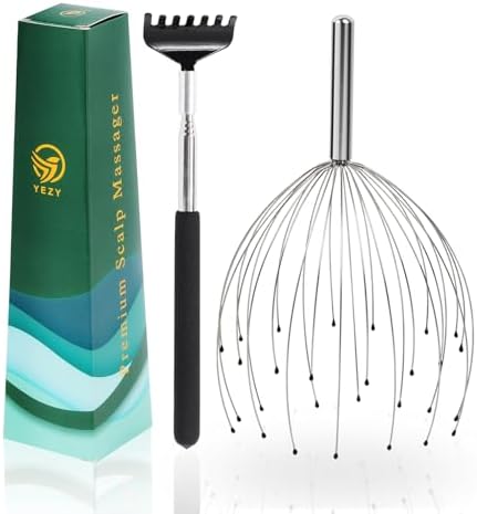 Amazon.com: YEZY Head Massager 28 Fingers Head Scratcher Scalp Massager ...