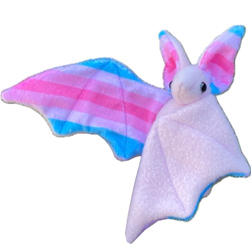 Amazon.com: Transfem Bat Plushie - Pride Bat Plush -Transfeminine ...