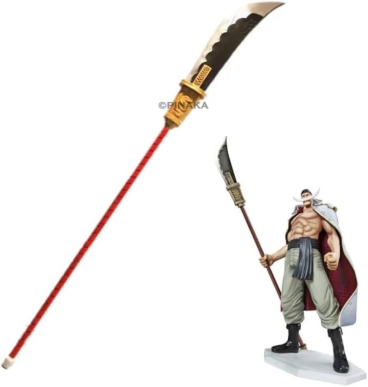 Buy PINAKA One Piece White Beard Edward Newgate Bisento Cosplay Replica ...