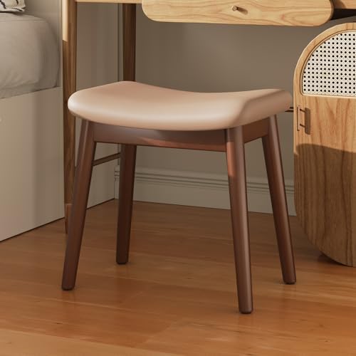 Amazon.com: IBUYKE Saddle Cushion Vanity Stool Chair, Foot Rest Stool ...